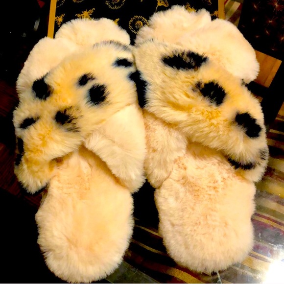 Jenni | Shoes | Nwt Jenni Open Toe Fuzzy Slippers | Poshmark